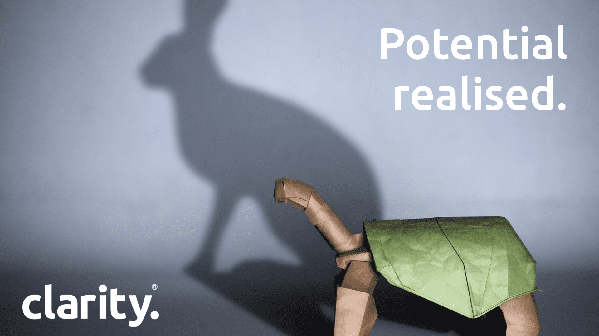 The story behind “Potential realised.” - Clarity.